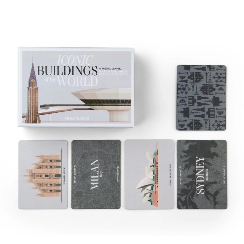 Memo Game Featuring Iconic Buildings | Shop Online at Pieces SA